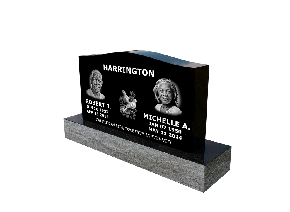 COMPANION UPRIGHT (BLACK) – Traditional Headstones